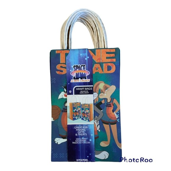Amscan | Party Supplies | Space Jam Tune Squad Kraft 8 Favor Bags ...